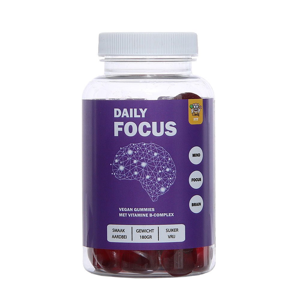 Daily Focus Gummies - 180 gram - Verhoog nu jouw Focus & Energie ...